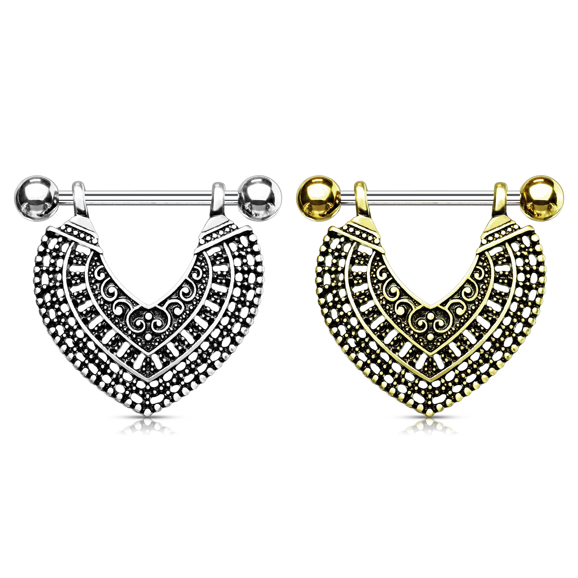 Piercing para el pezón para amantes de la historia del arte